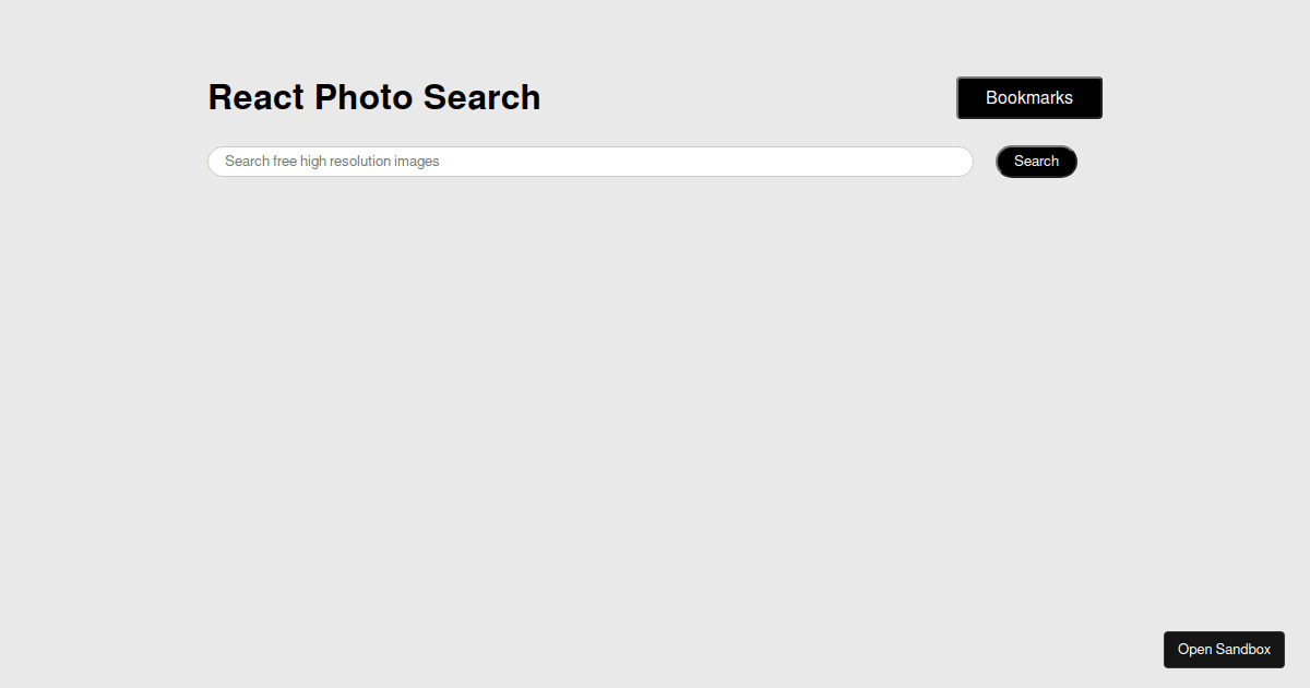 imagesearch - Codesandbox