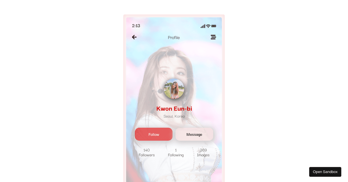 CSS Mobile Screen(2) - Codesandbox