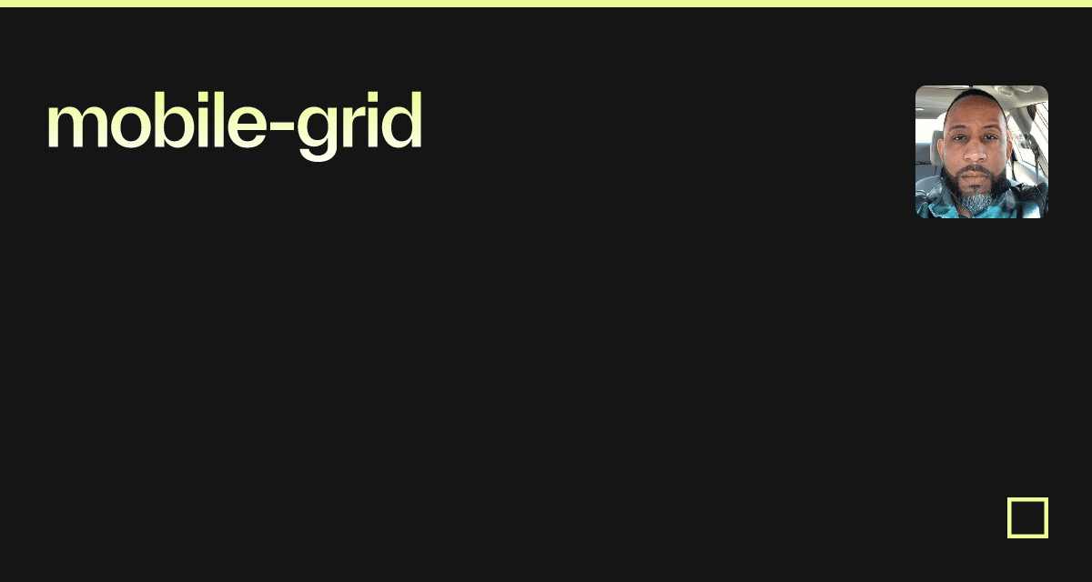 mobile-grid - Codesandbox