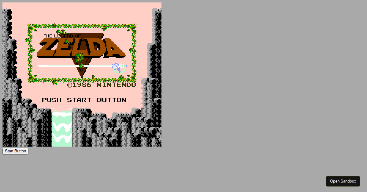 The Legend of Zelda Web Version - Codesandbox