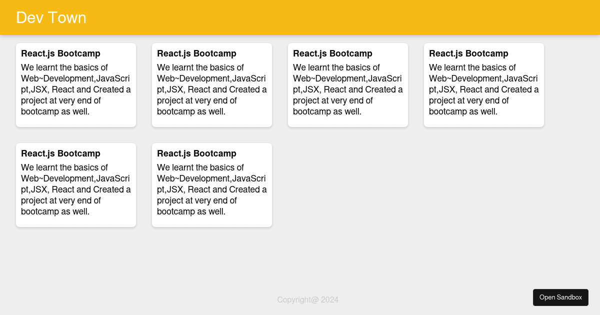Note Taking Application Codesandbox