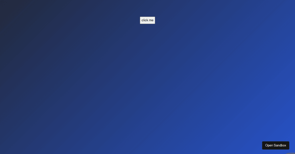 Animate text - Codesandbox