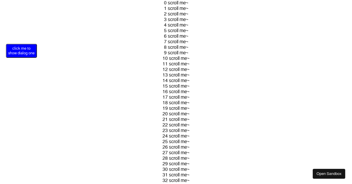 Tua Body Scroll Lock Html Scroll Bug Codesandbox