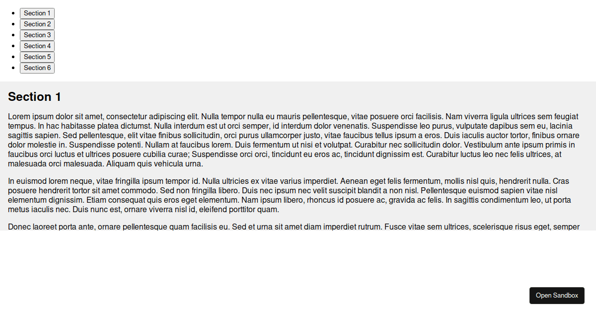 react-active-menu / Containerized (forked) - Codesandbox