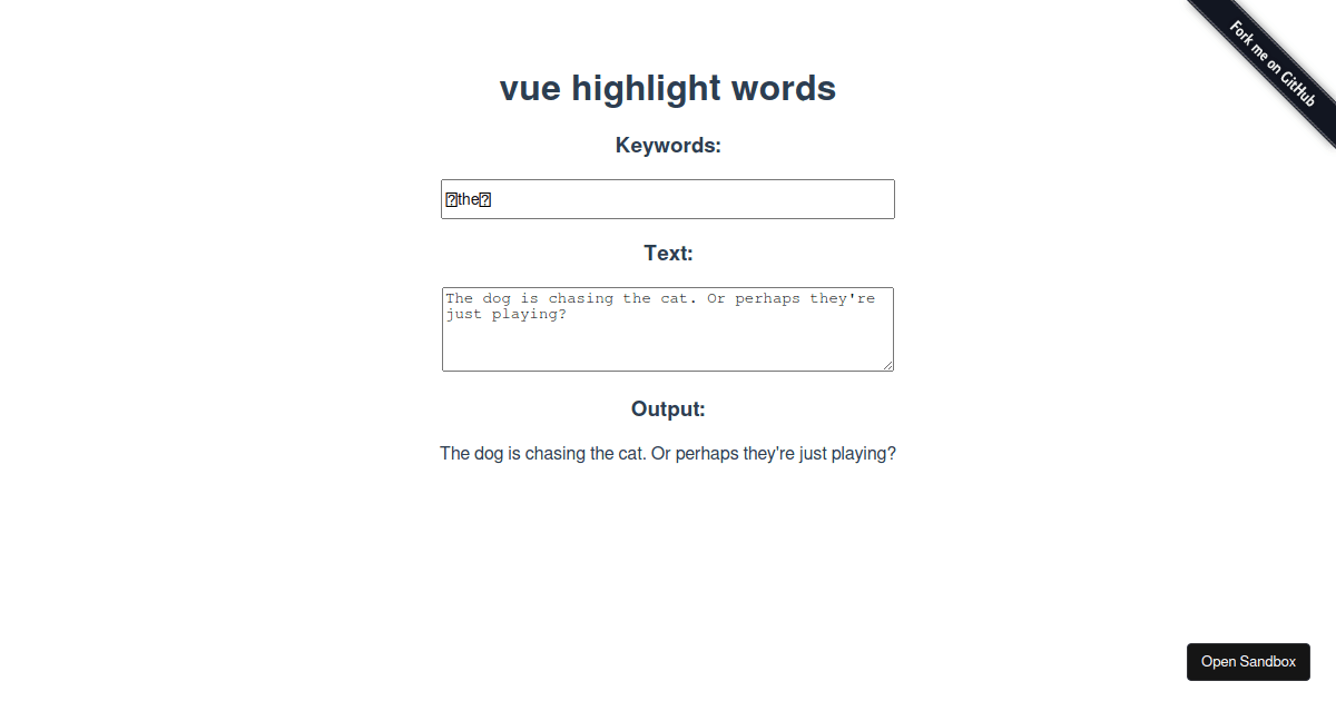 Vue Template - Codesandbox
