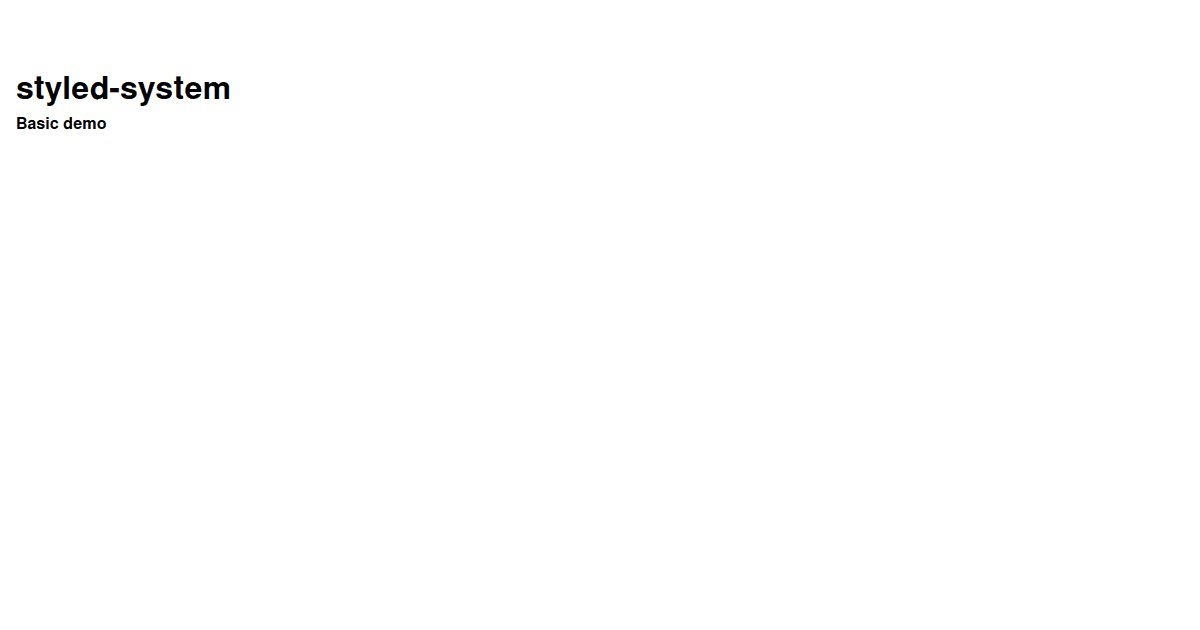 @styled-system/reshadow-styled - Codesandbox