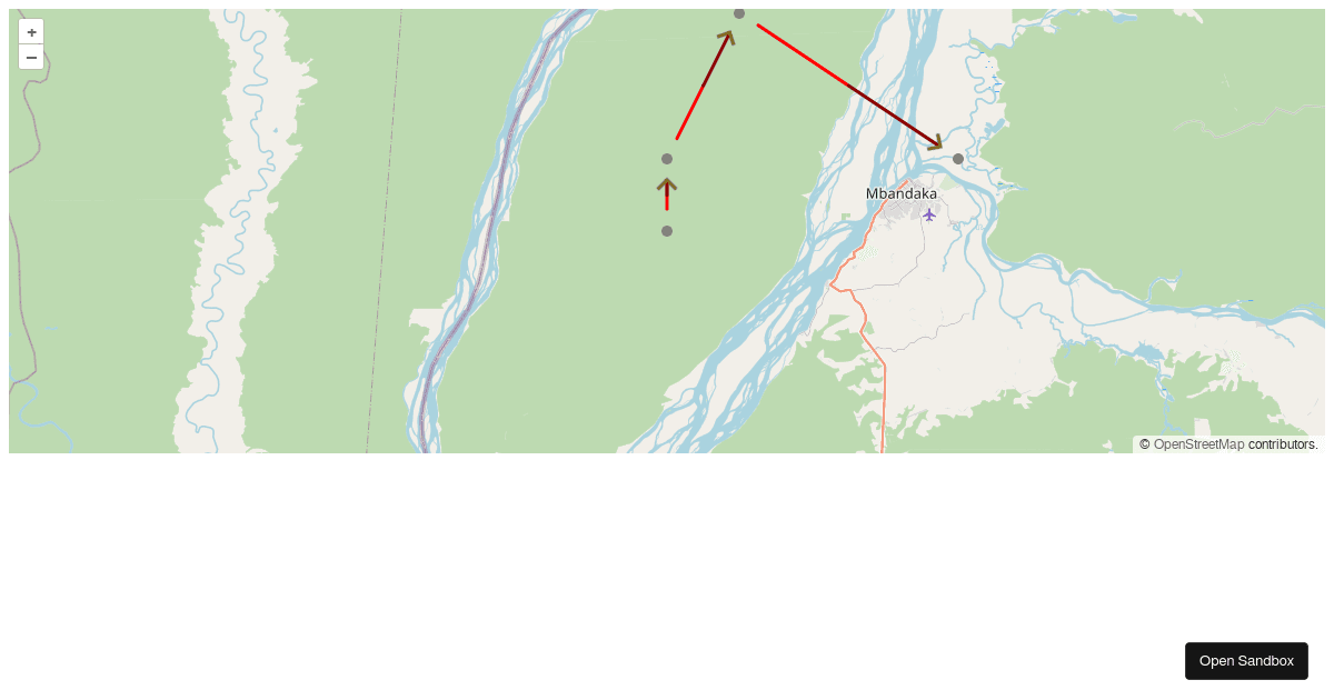 connecting line with gap - Codesandbox
