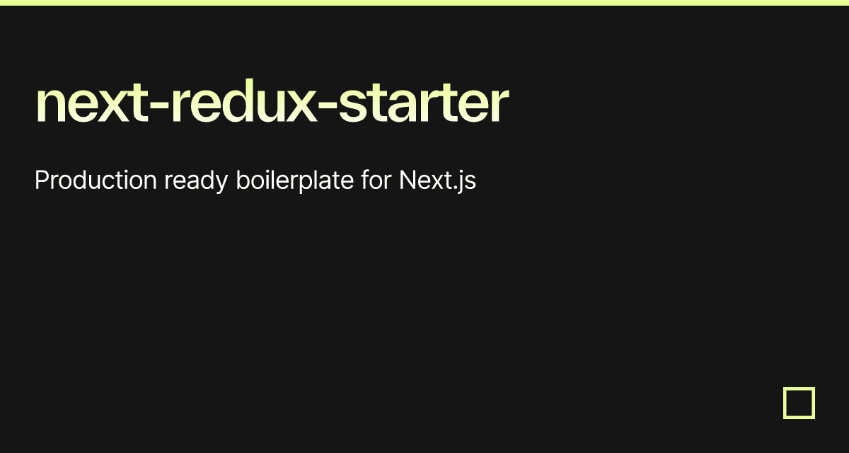 next-redux-starter - Codesandbox