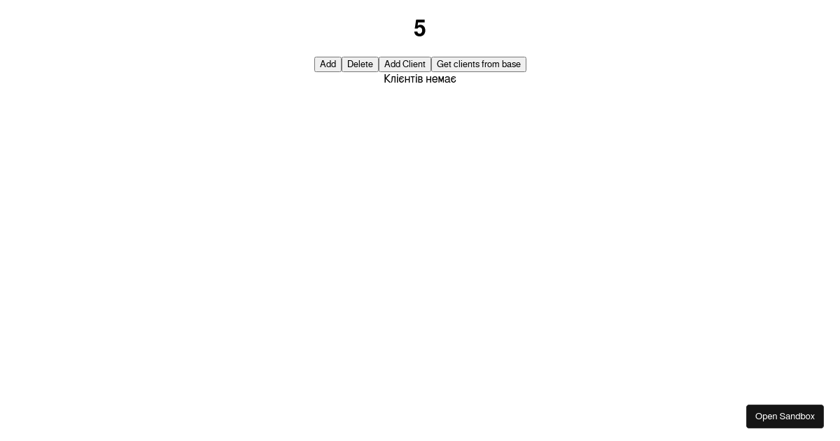 React Redux Codesandbox