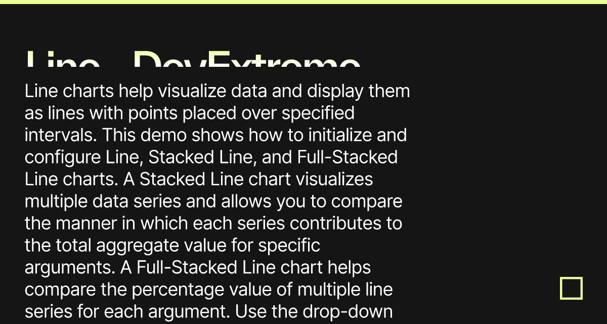 Line - DevExtreme Charts - Codesandbox