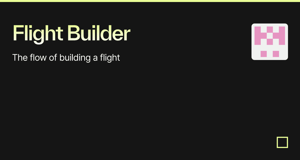 Flight Builder - Codesandbox
