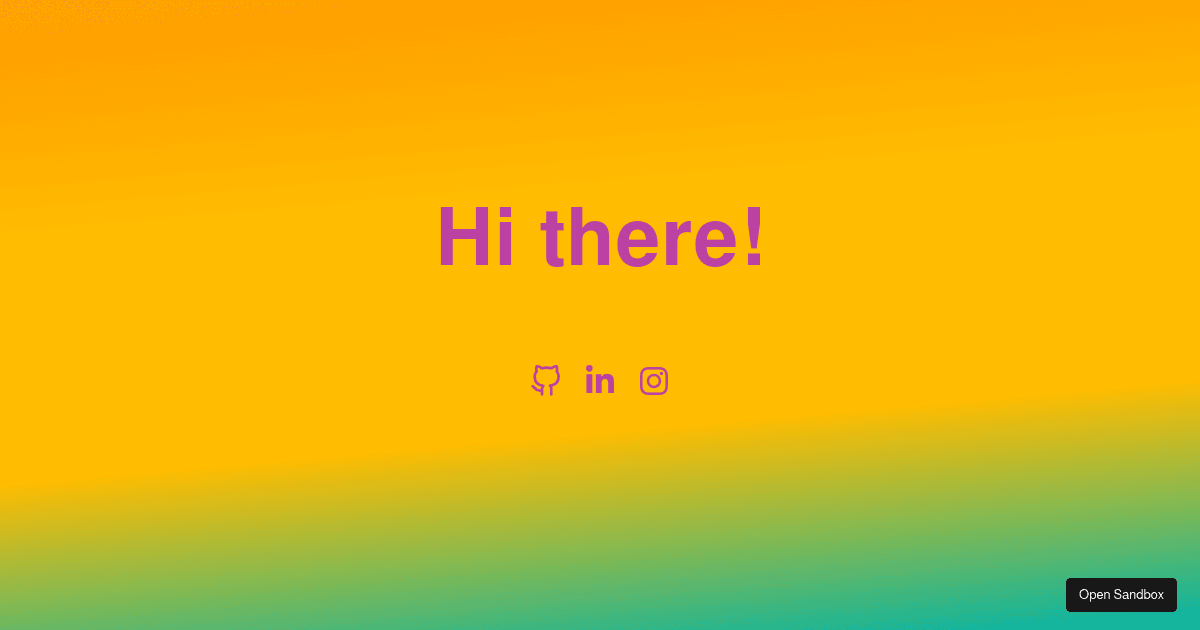 kvklink/greetings - Codesandbox