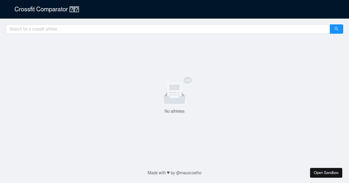 crossfit-comparator - Codesandbox