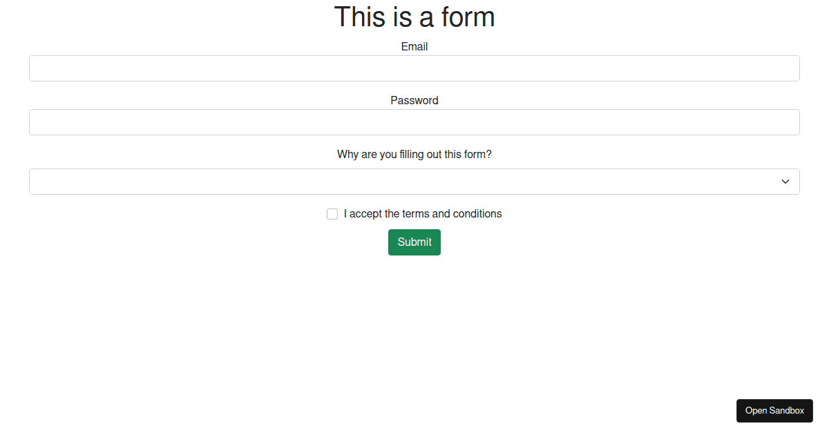 react - Codesandbox
