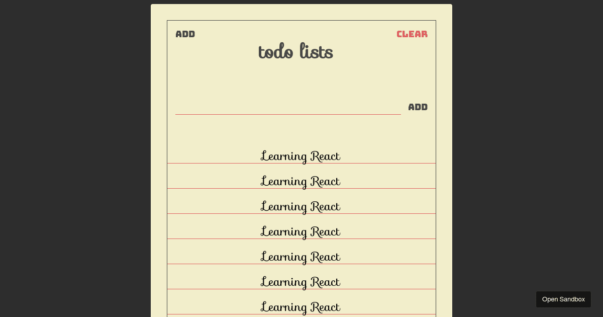 static - Codesandbox