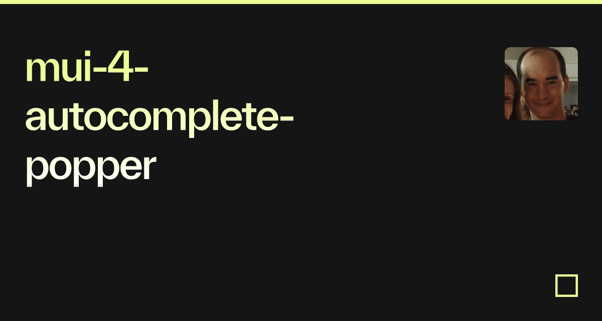 mui-4-autocomplete-popper - Codesandbox mui-4-autocomplete-popper - Codesandbox