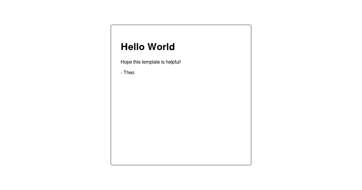Minimal Gatsby Typescript Template Codesandbox