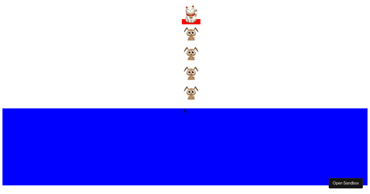 React Scroll Spy with multiple images - Codesandbox