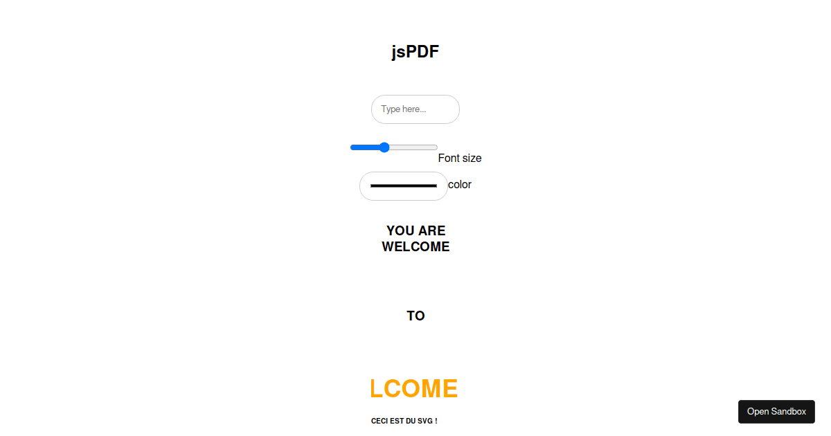 Vue jsPDF - Codesandbox