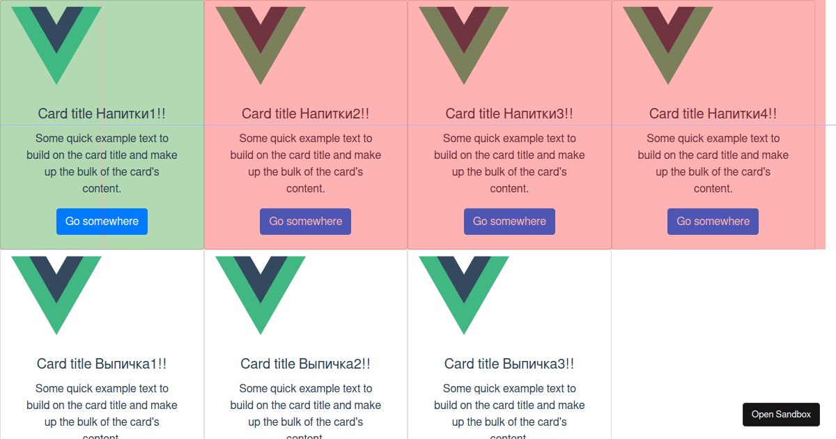 Vue Template - Codesandbox