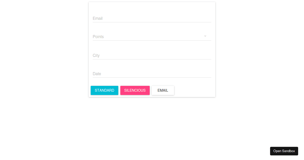 react-easy-validation v1 demo - Codesandbox