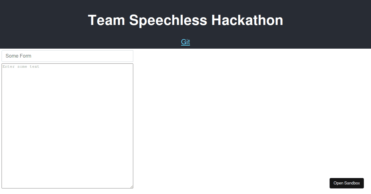 speechtotext - Codesandbox