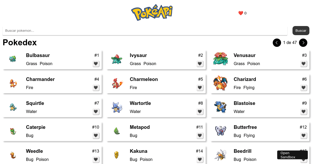 pokedex-interactivo - Codesandbox
