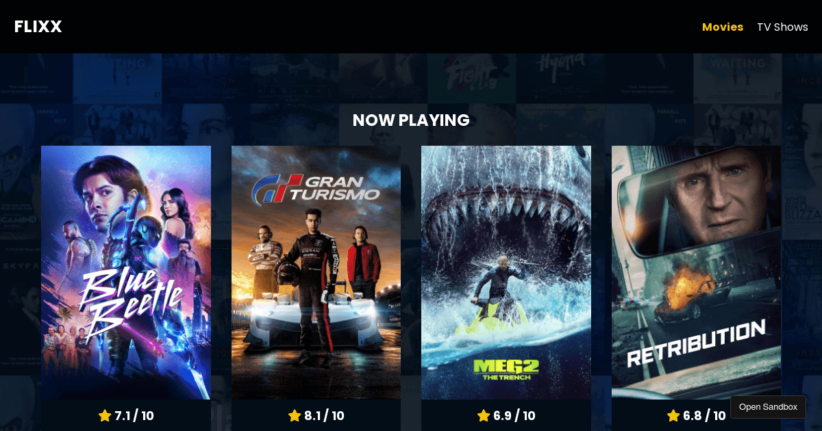 ThePlator/Flixx_Movie - Codesandbox