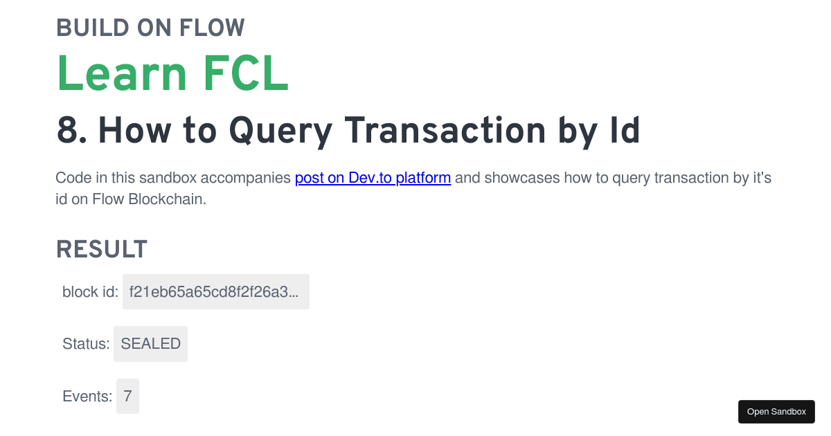 dev-to-fcl-08-query-transaction-by-id - Codesandbox