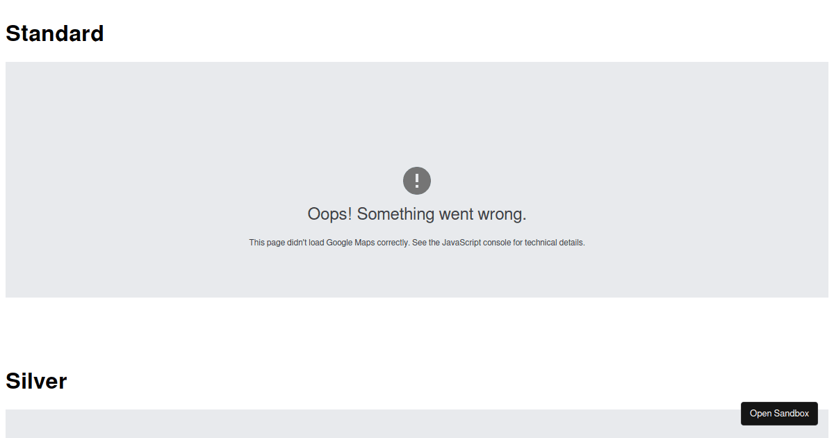 google-map - Codesandbox