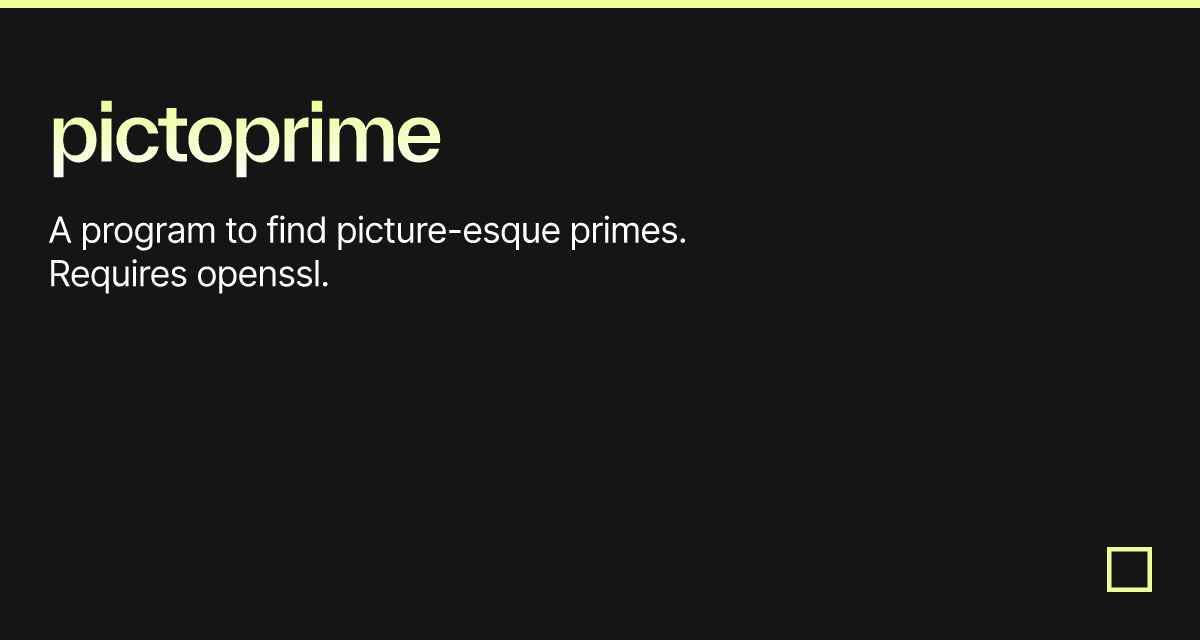 pictoprime - Codesandbox