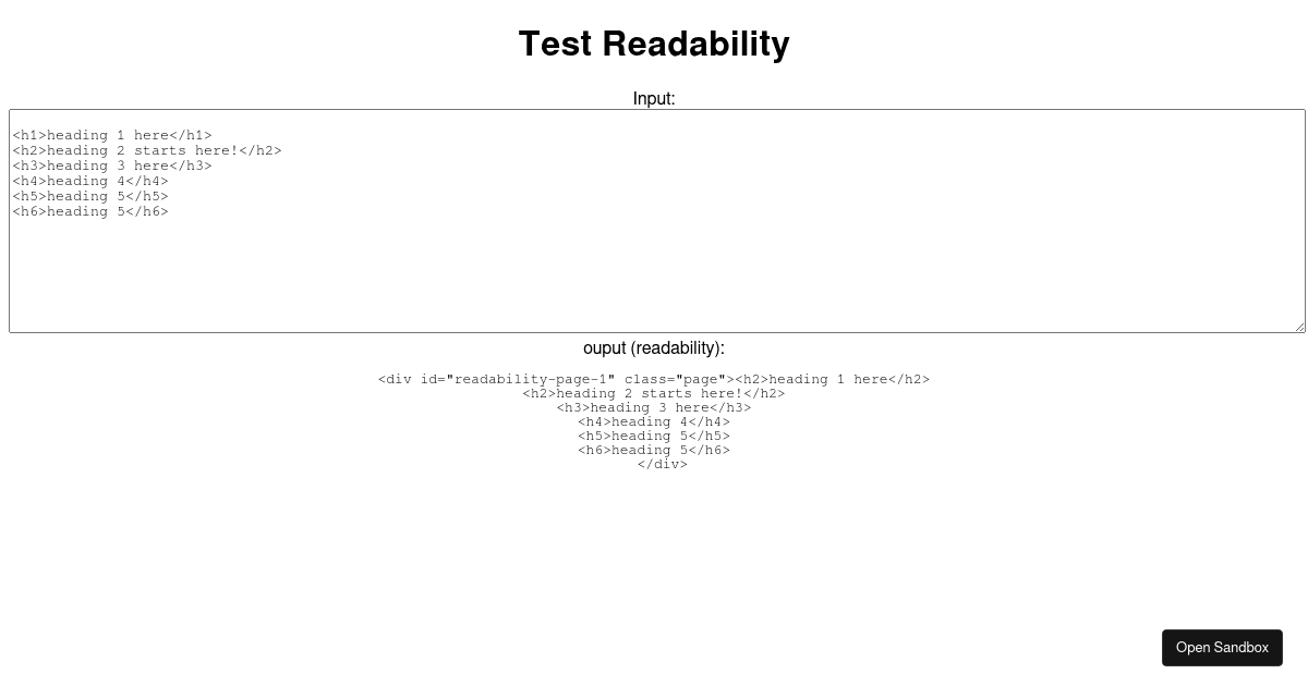 readability-header-bug - Codesandbox