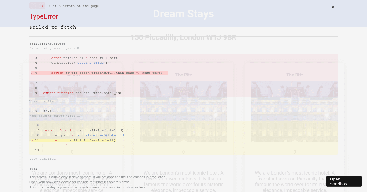 dream-stays-2022 - Codesandbox