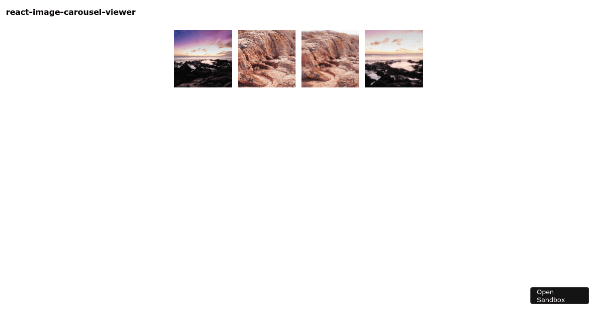 react-image-carousel-viewer example 1 - Codesandbox