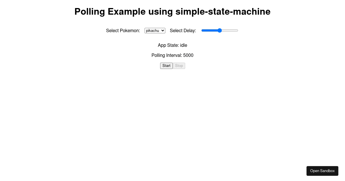 polling - Codesandbox