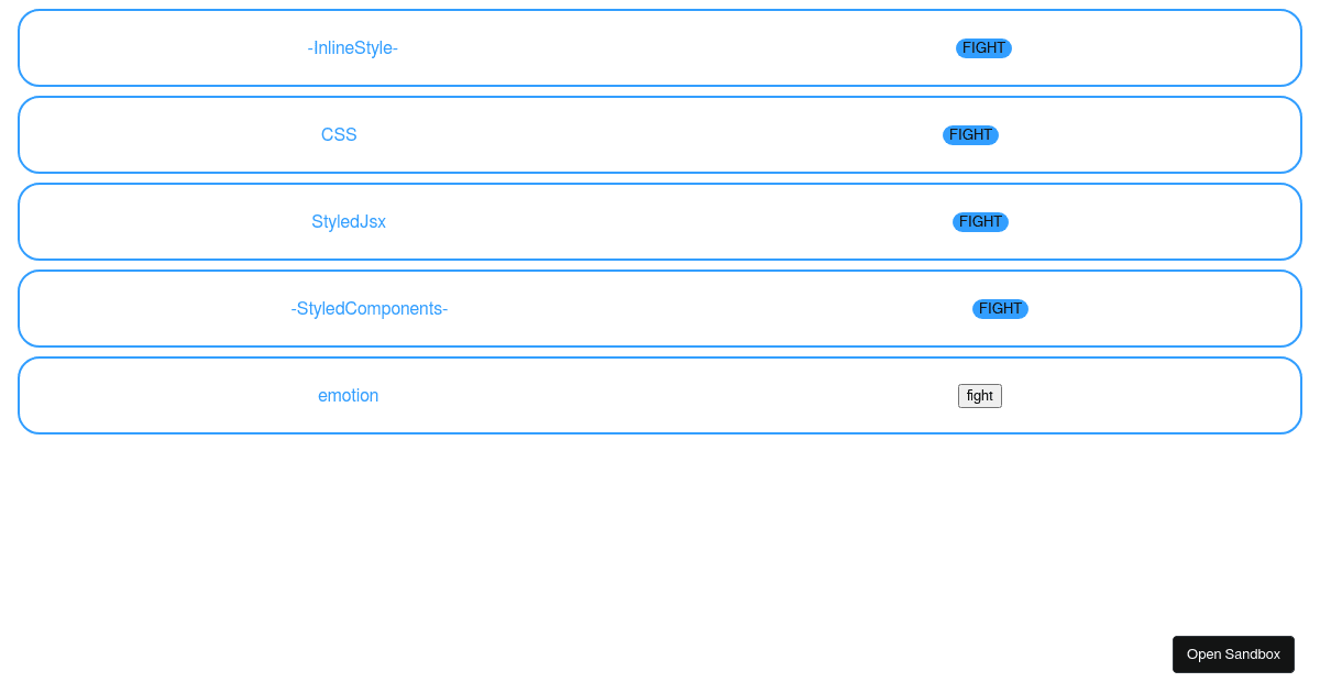 react - Codesandbox