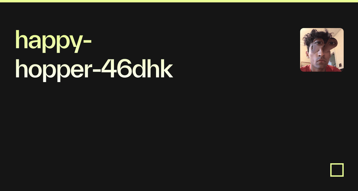 happy-hopper-46dhk - Codesandbox