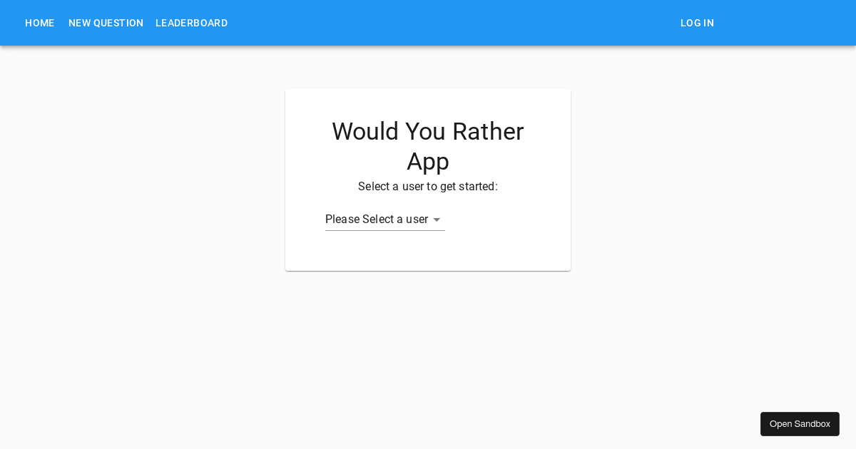 would-you-rather - Codesandbox