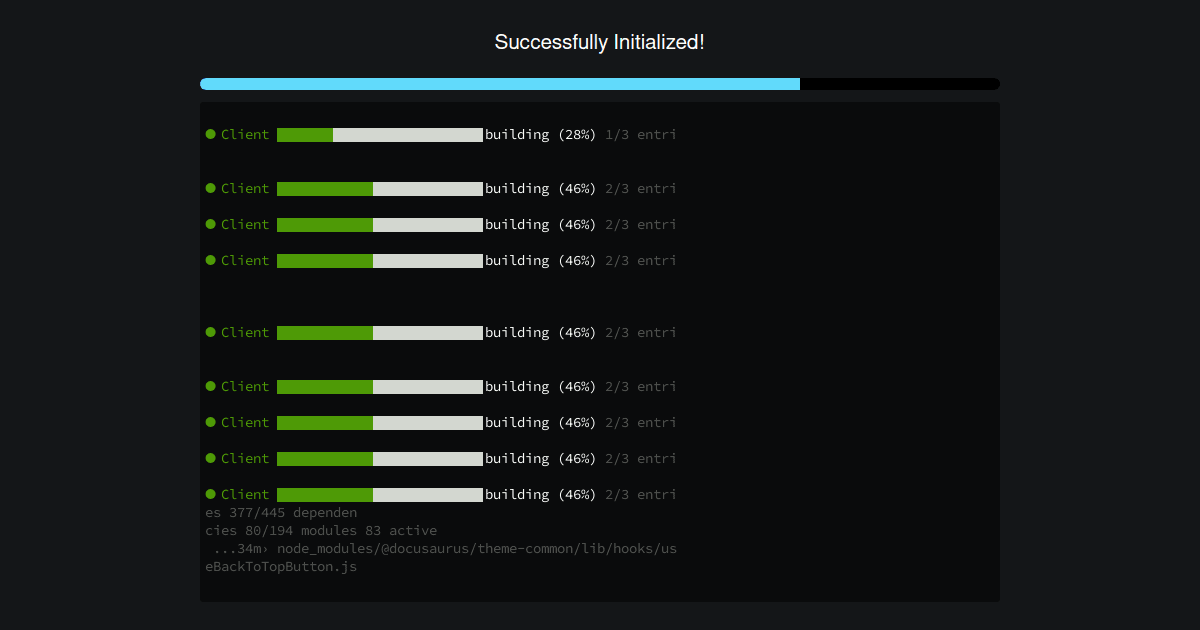 docusaurus - Codesandbox