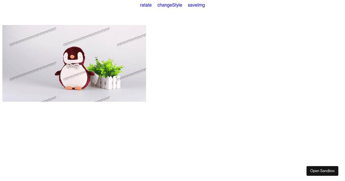 watermark demo - Codesandbox