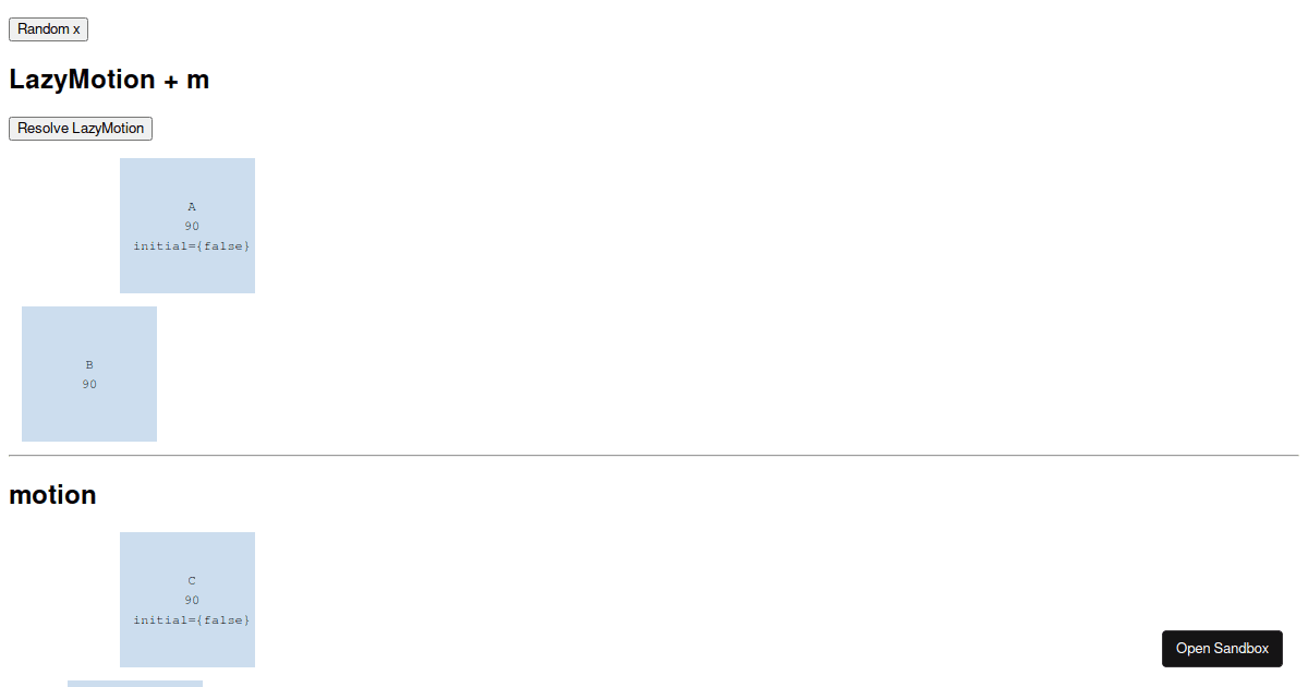 framer-motion-lazymotion-initial-false - Codesandbox