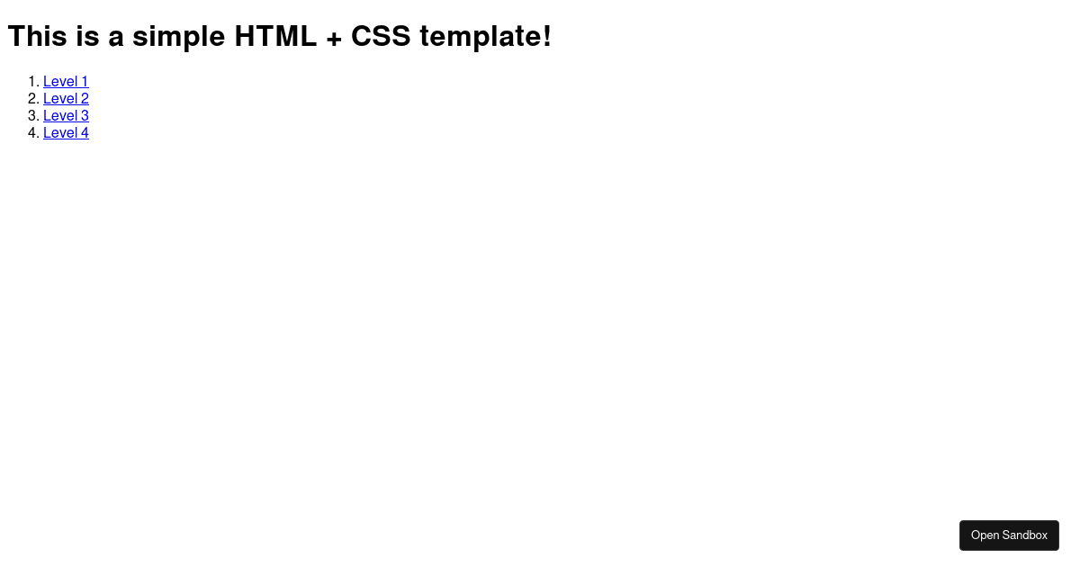 Css Grid Game Codesandbox