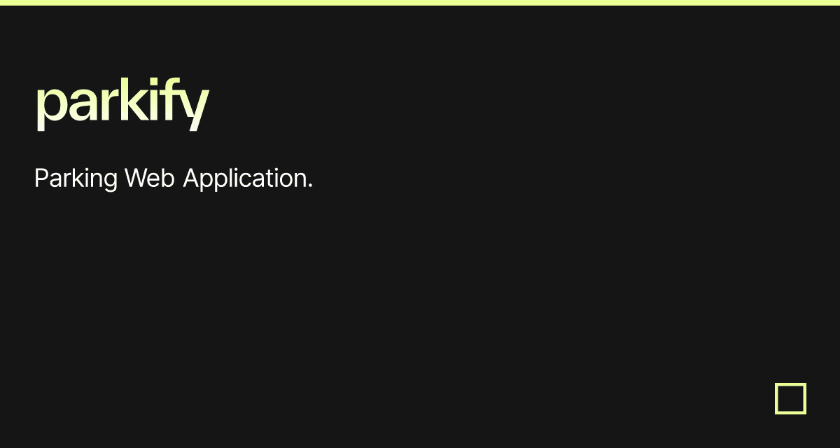parkify - Codesandbox