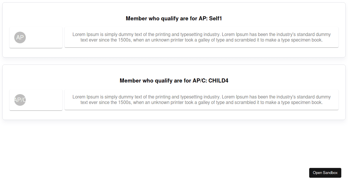 Looping Through Object That Has Array Codesandbox
