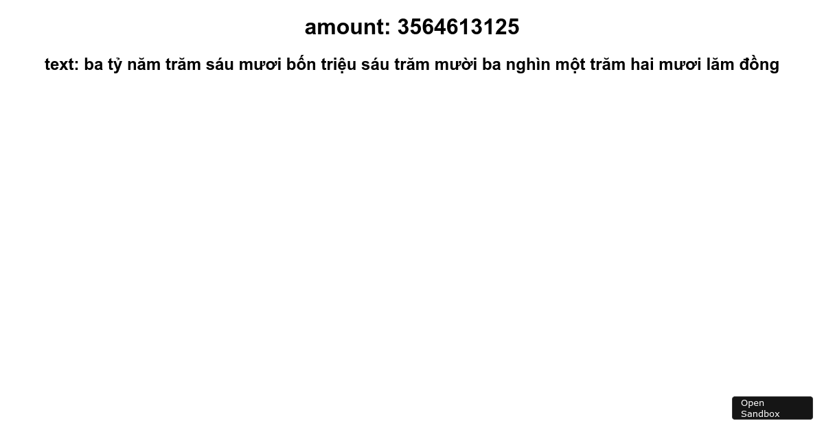 convert-amount-number-to-vietnamese-text - Codesandbox convert-amount-number-to-vietnamese-text - Codesandbox