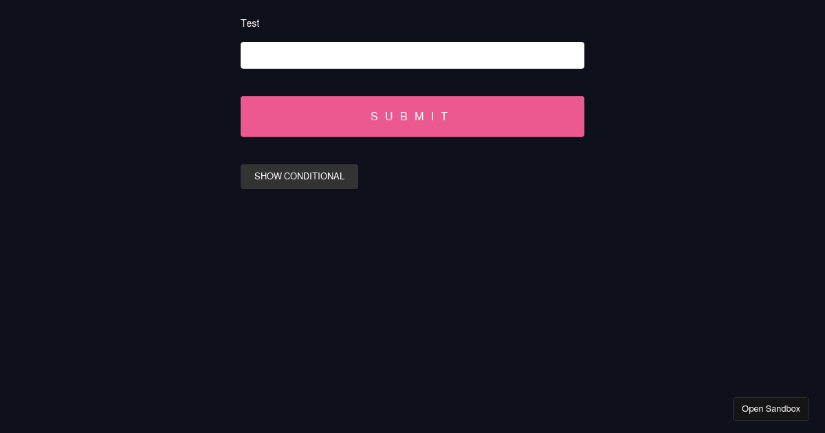 React Hook Form Form Context Forked Codesandbox