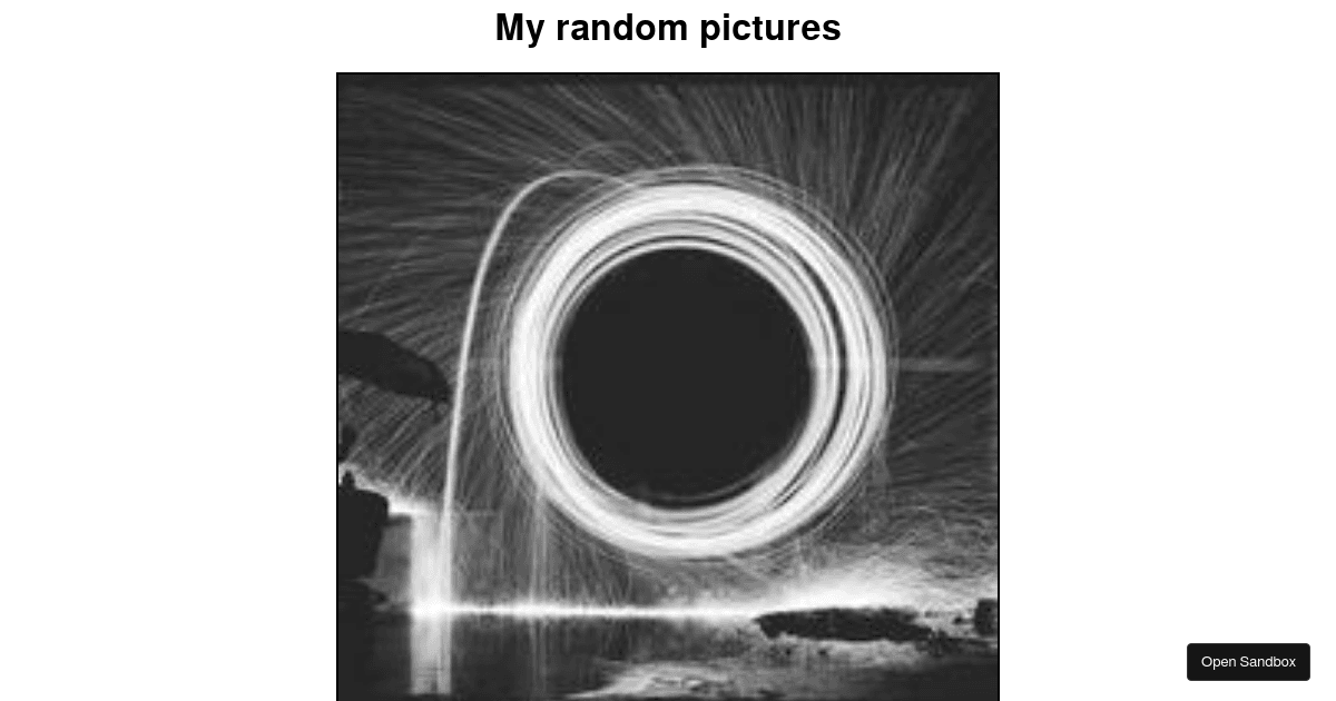 lorem-picsum - Codesandbox