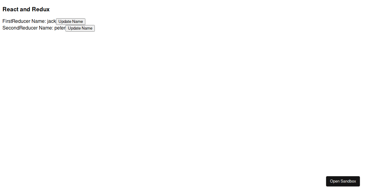 Yashmarmatredux React Connect Method Codesandbox