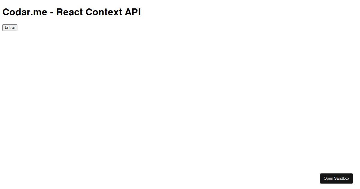 Lesson React Context Api Codesandbox