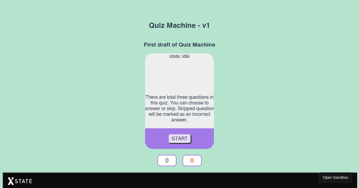 quiz-machine-v1 - Codesandbox